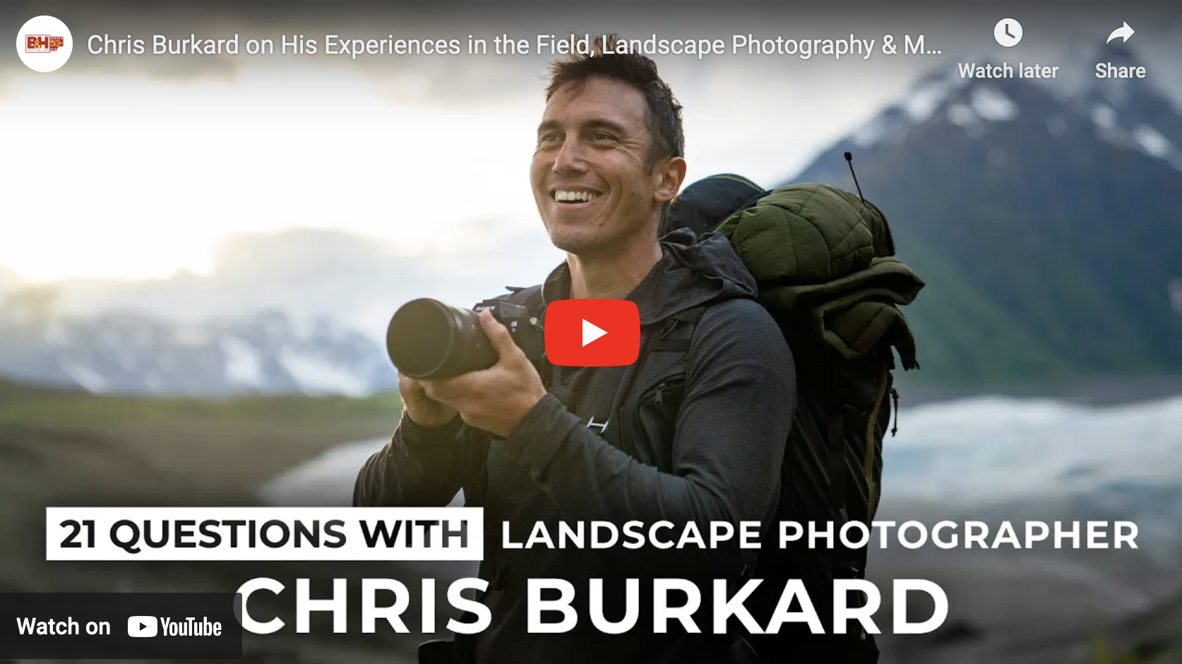 Video: 21 Questions with Landscape Photographer Chris Burkard - XPD Photo